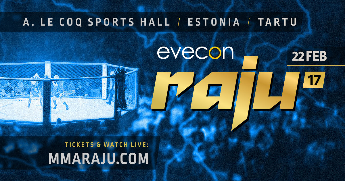 Raju MMA 18 Evecon | 20 SEPT 2025 | Biggest MMA Event in the Baltic States
